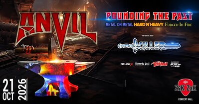 Concerts Pop, Rock: Anvil (CAN) Pounding the Past Tour + Killer (BE ...