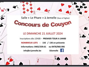 Concours De Couyon : toutes les dates - Quefaire.be