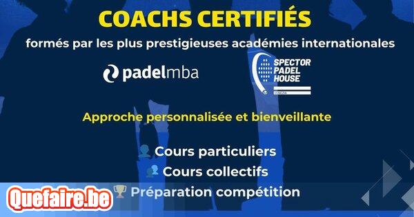 Padel: Cours de padel adultes - Courcelles (Hainaut)