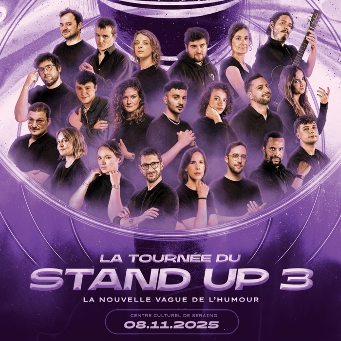 Spectacles Stand-up, impro, humour: La Tournee du Stand up 3 - Seraing ...