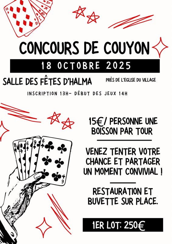 Loisirs Animation,Fête,..: Concours de couyon - Halma (Luxembourg)